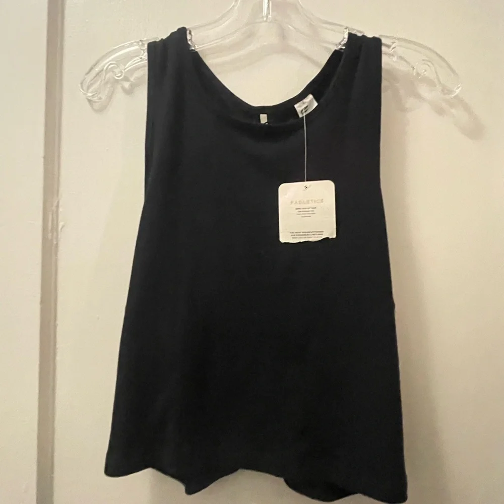 Fabletics | Tops | Fabletics Bree Lace Up Black Tank Top | Poshmark